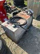2 Compartment Fuel Tank with 12volt pump - Schmid Auction