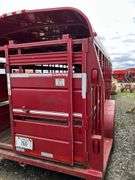 1994 Corn Pro Gooseneck 20' livestock trailer wood floor 1 owner vin ...