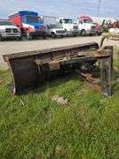 11ft root spring scraper snow plow, 39" tall, with bracket - Schmid Auction