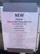 New pickman electric mini-truck/golf cart, 4 door, 4x4 XR, all weather ...