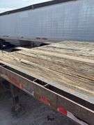 1982 53ft double drop semi trailer w/dove tail & ramps & outriggers ...