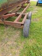 25ft homemade head cart, (Lot 1368 and 1369 are locked together, if ...