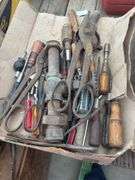 Three boxes of tools, wrenches, sockets, misc. - Schmid Auction