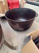 Large Cast Iron Butchering Kettle - Schmid Auction