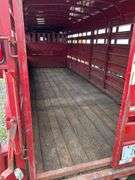 1994 Corn Pro Gooseneck 20' livestock trailer wood floor 1 owner vin ...