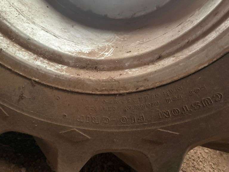 2 Goodyear 10 Bolt 67x34-30 Combine Rice Tires - Schmid Auction