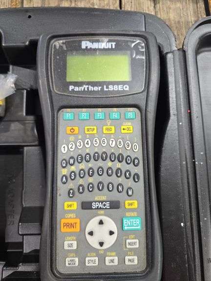 Panduit panther LS8EQ labeler with rolls - Schmid Auction