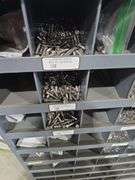 4ft Tall Large Bolt Bin with washers, bolts, and nuts - Schmid Auction