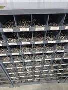 4ft Tall large Bolt Bin Full of hardware, bolts, hex head - Schmid Auction