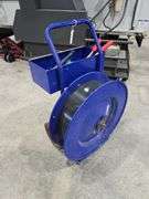 ULINE strapping machine, 1/2” thick band, crimper/banding tools ...