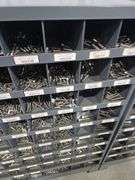 4ft Tall large Bolt Bin Full of hardware, bolts, hex head - Schmid Auction