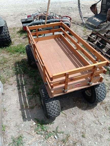 Pull type cart with removable sides - Schmid Auction