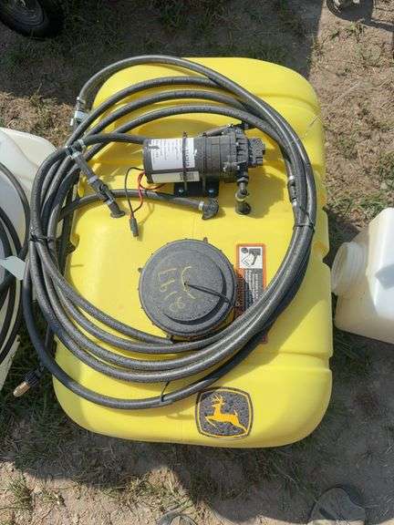 New John Deere 45 gallon sprayer - Schmid Auction