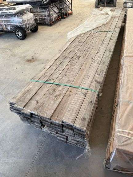 New Unused 108pcs of No. 1 Yellow Pine 2x6x20' Lumber (The Bid will be ...