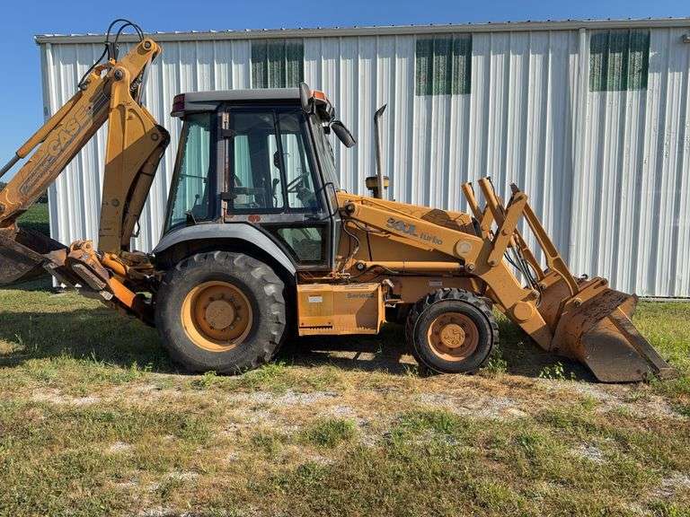 2000 Case 580L Turbo Series II Backhoe, 2,248 hrs. 4wd extendahoe, Outrigger, 19.5L-24, 24 ...