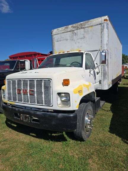 1991 GMC Topkick C7H042 box van, 130,000 miles, runs, drove in, VIN ...