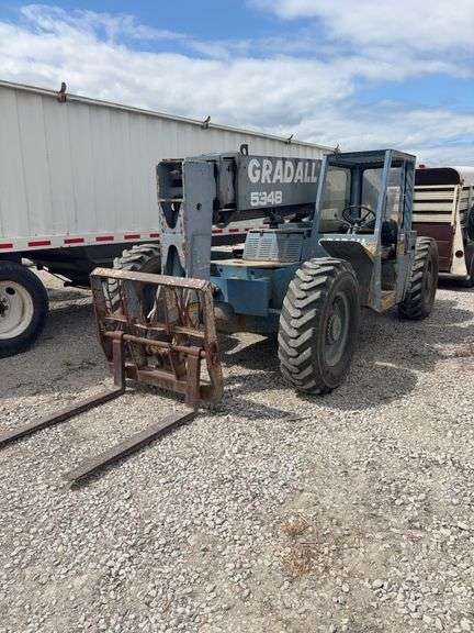 Gradall 534B telehandler, diesel, 21,400lbs, 34ft reach, everything ...
