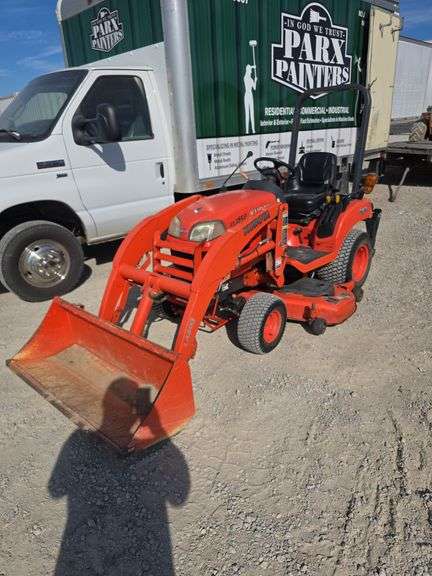 Kubota BX1850 Tractor with loader, LA203 Loader, 4wd, with deck, 3pt ...
