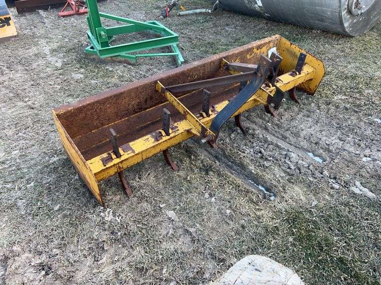 3pt 7ft Box Blade with knives - Schmid Auction