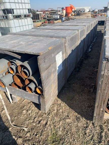 Crate of Steel Pipe - Schmid Auction