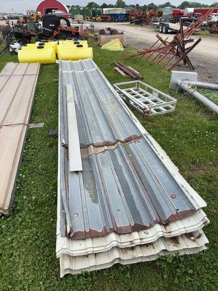 Assortment of tin various lengths, mostly 21ft long - Schmid Auction