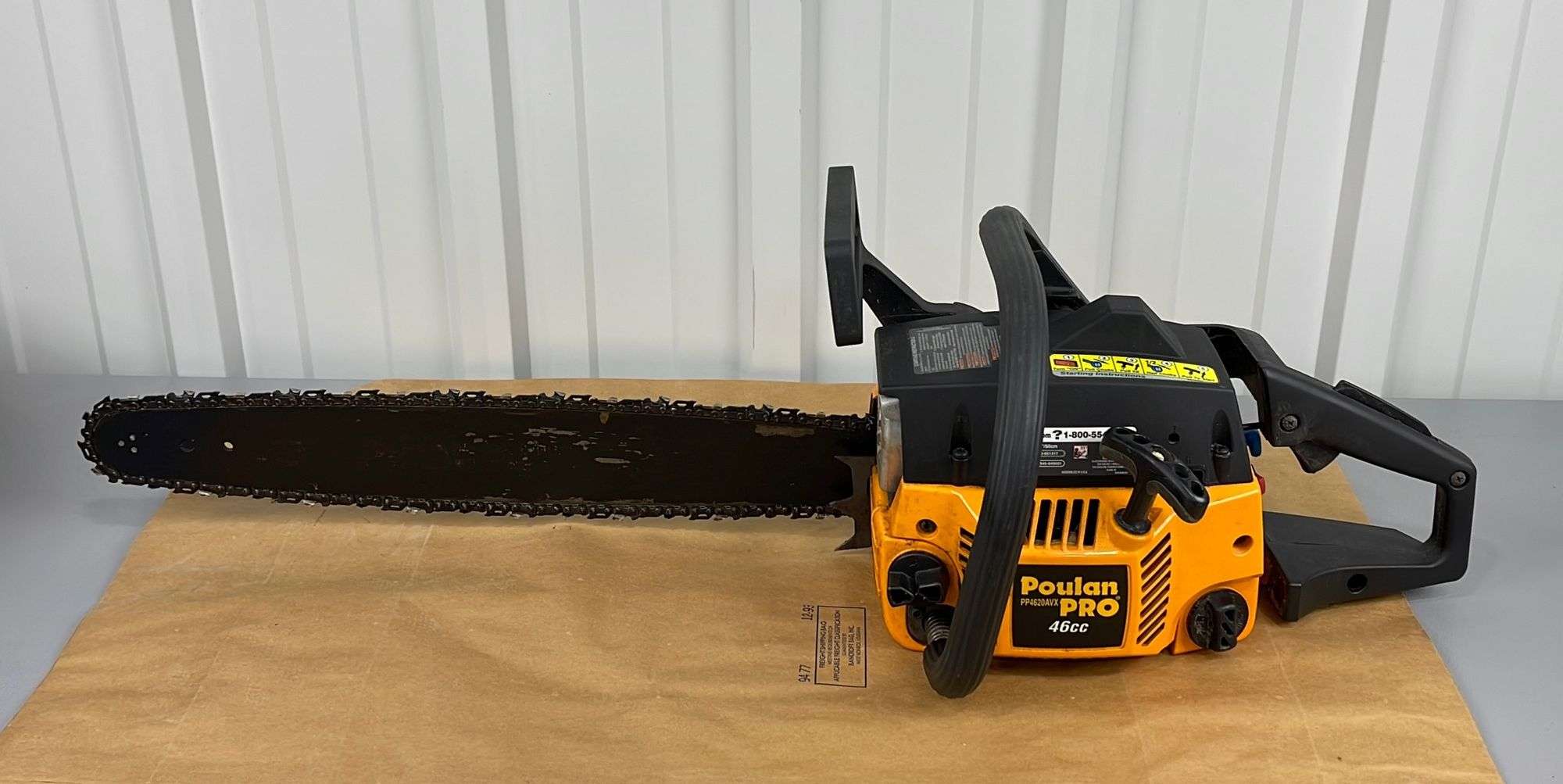 Poulan PP4620AVX chainsaw w 20 bar Schneider Auctioneers LLC