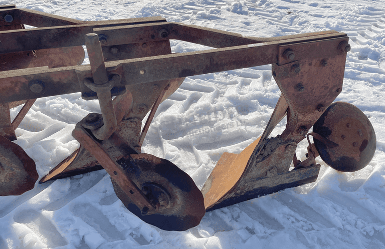 Ford 3-14" 3-point plow w/ coulters - Schneider Auctioneers LLC