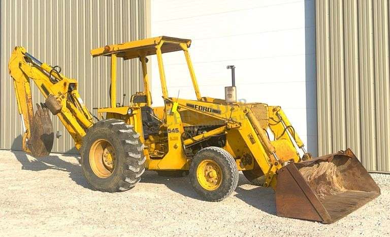 Ford 545 backhoe loader - Schneider Auctioneers LLC