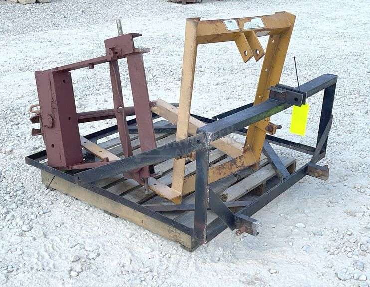 2- 3-pt. carry all frames & a homemade 3-pt. bale spear - Schneider ...