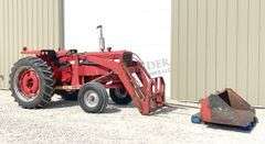 International 656 gas utility tractor w/ loader - Schneider Auctioneers LLC