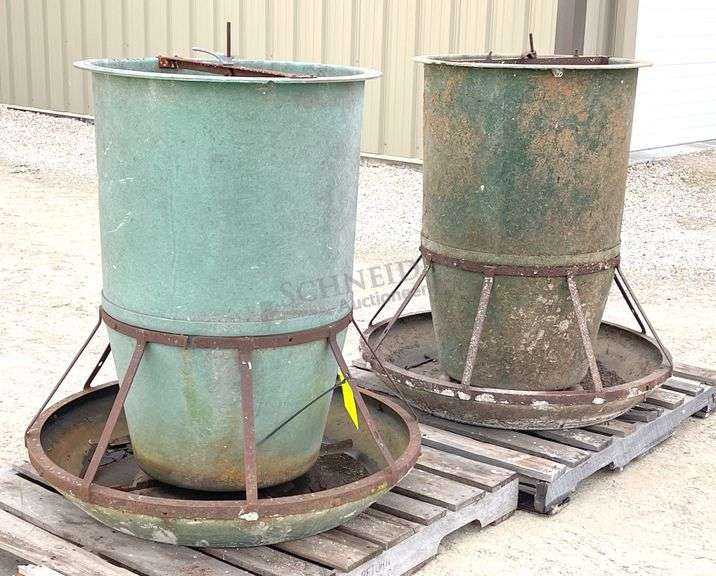 2- poly hog feeders - Schneider Auctioneers LLC