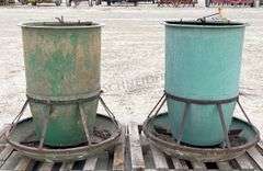 2- poly hog feeders - Schneider Auctioneers LLC