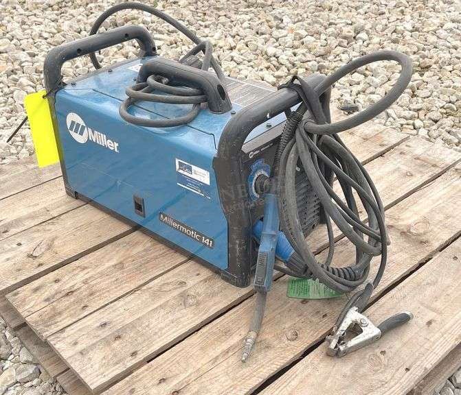 Miller 141 mig welder, 110 volts - Schneider Auctioneers LLC