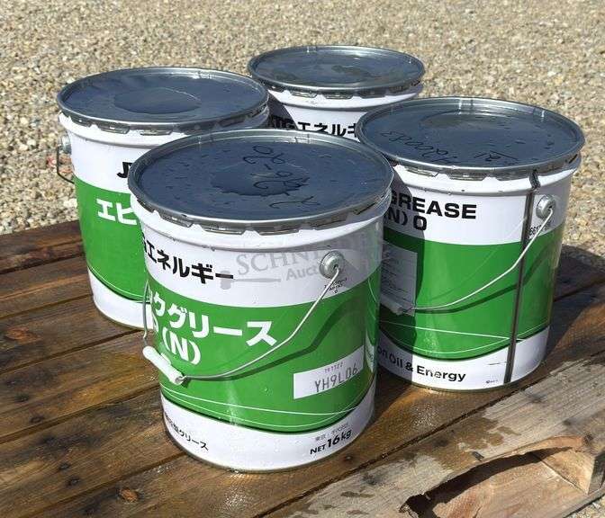 4 unopened buckets of Epnoc grease - Schneider Auctioneers LLC