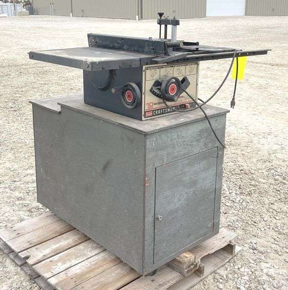 Craftsman 10” table saw on stand - Schneider Auctioneers LLC
