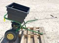 John Deere pull type seed spreader - Schneider Auctioneers LLC
