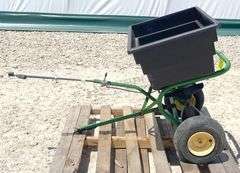 John Deere pull type seed spreader - Schneider Auctioneers LLC