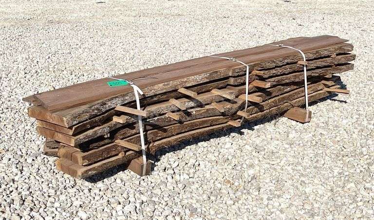 Group of rough sawn walnut live edge lumber up to 10' long - Schneider ...