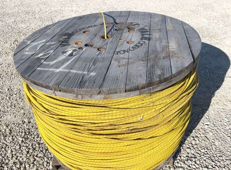 Large spool of HD 5/8" rope - Schneider Auctioneers LLC