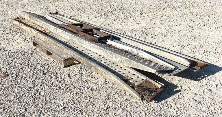4- 12' aluminum loading ramps - Schneider Auctioneers LLC