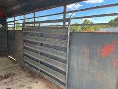 1976 SNCT 16' stock trailer - Schneider Auctioneers LLC