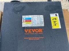 Vevor rolling oil tank w/ pump - Schneider Auctioneers LLC