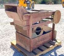 Antique Clipper wooden seed cleaner - Schneider Auctioneers LLC