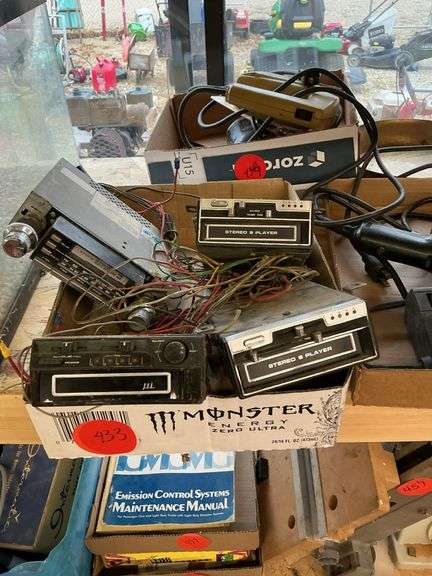 AM/FM stereo cassette player and eight track players - SCHULTIS & SON, INC.