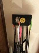 Arrow backpack holder with various many arrows - SCHULTIS & SON, INC.