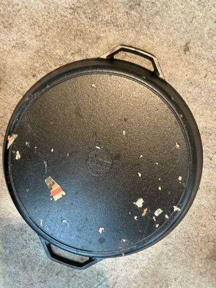 Huge 14 inch large cast-iron skillet - SCHULTIS & SON, INC.