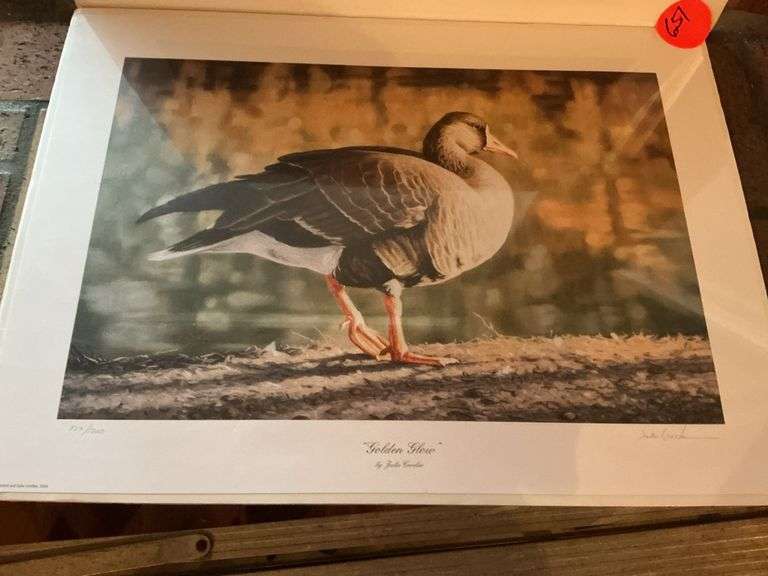 Two wildlife prints by Julie Crocker and Gene RONCKA - SCHULTIS & SON, INC.