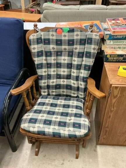 Glider rocker with footstool - SCHULTIS & SON, INC.