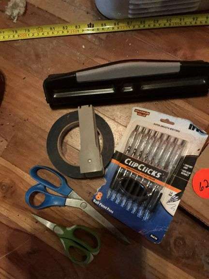 Five point kids, scissors, staplers paper punch, tape paper cutter ...