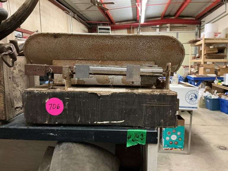Old balance beam scale - SCHULTIS & SON, INC.
